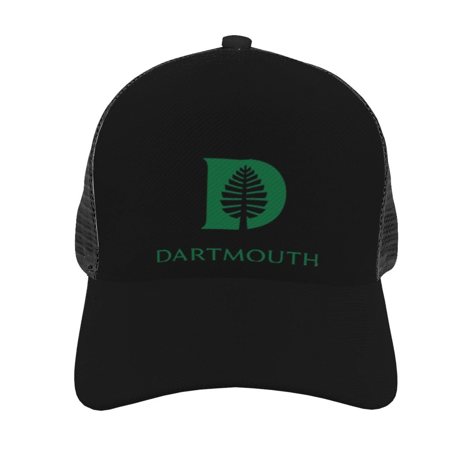 Dartmouth College Logo Curved Brim Mesh Baseball Cap Casual Sun Hat For ...