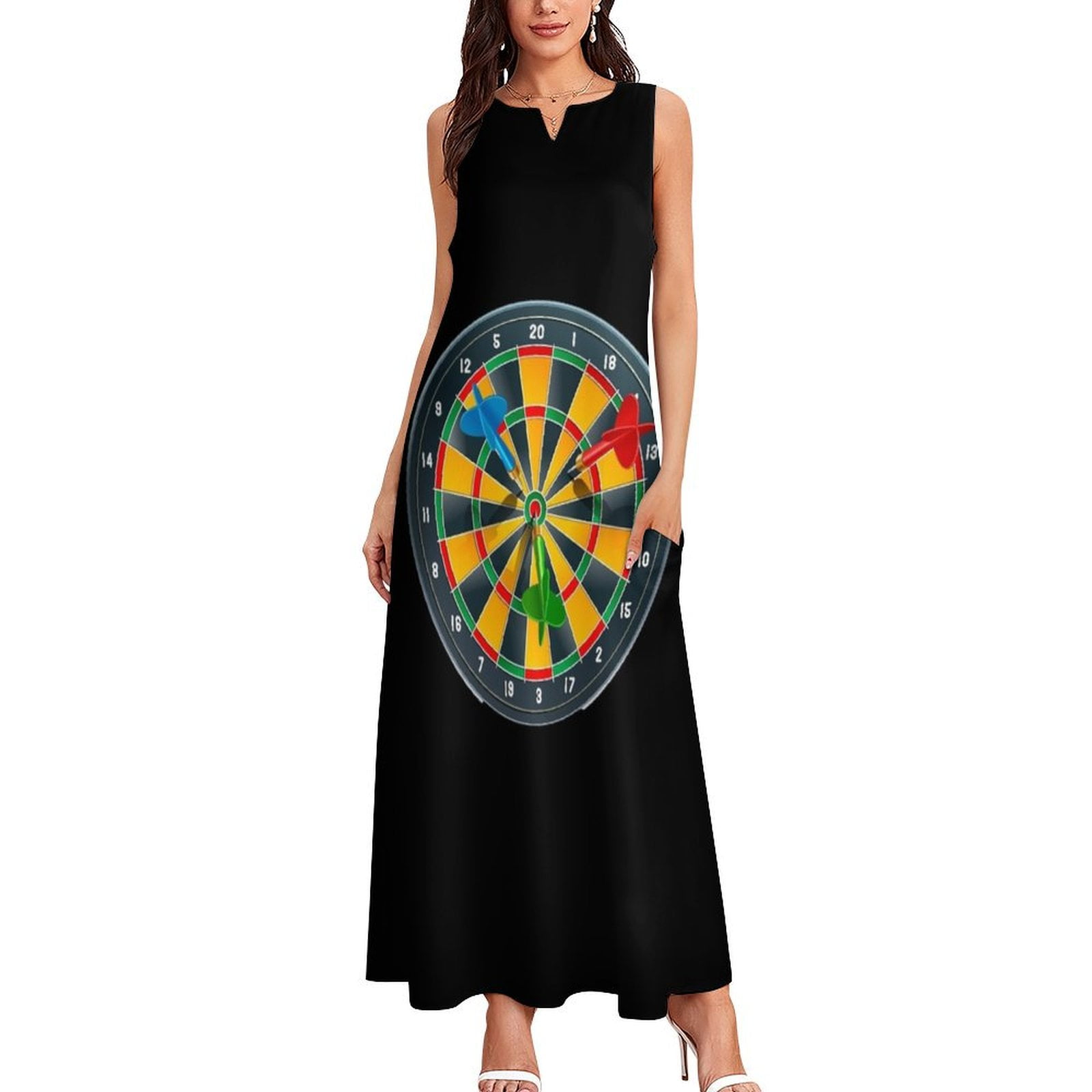 Darts games sports collection Long Dress luxury dresses dresses summer ...