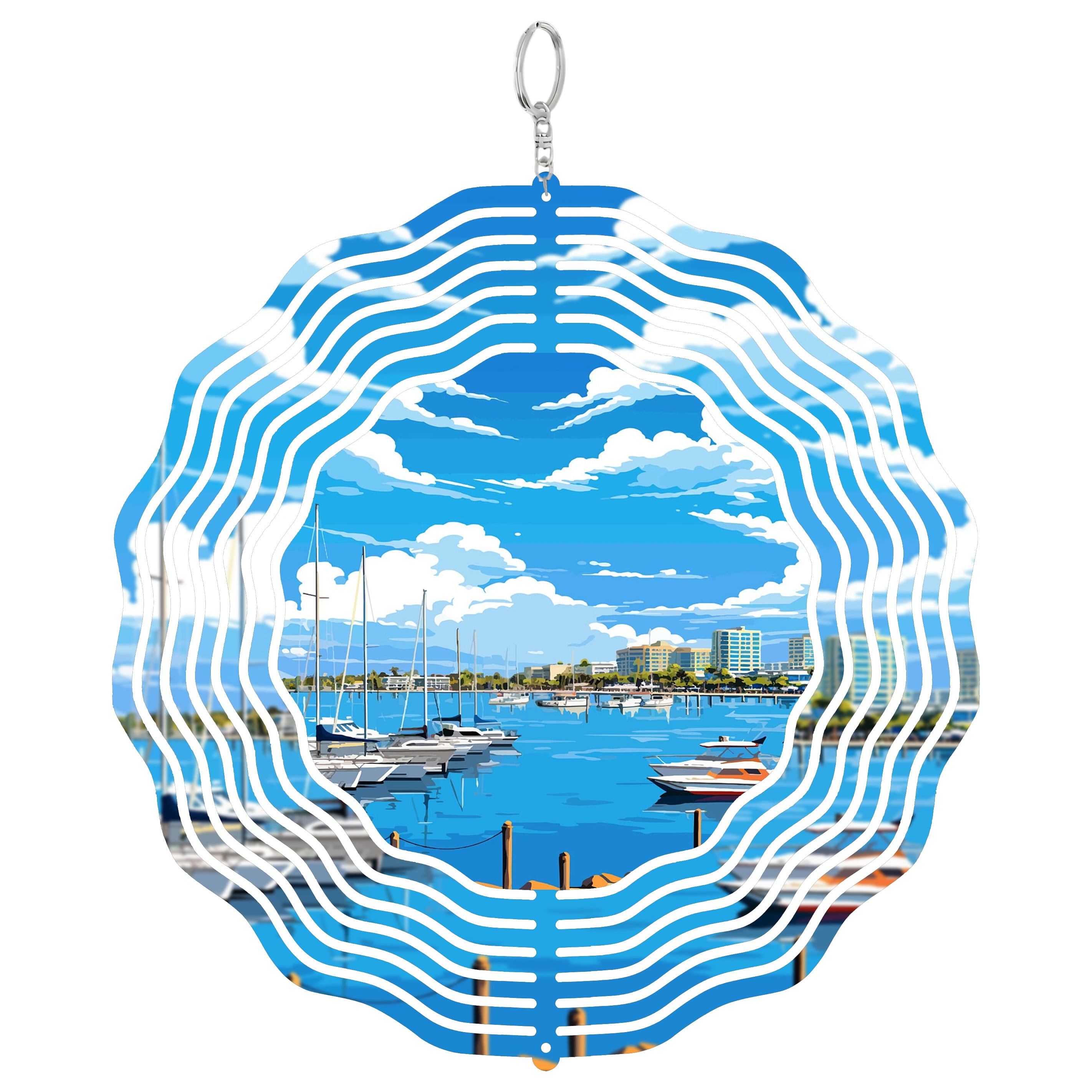 Darwin Australia Northern Territory 3D Wind Spinner Metal Kinetic Yard ...