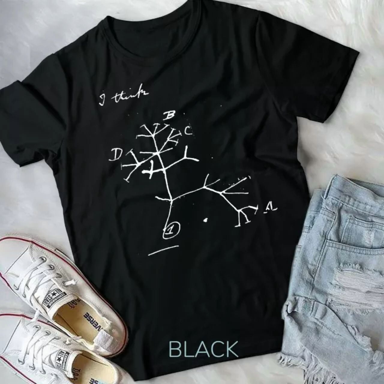 Darwin Tree Of Life Evolution Science Shirt Biology Nerdy Unisex & T ...