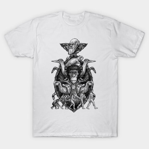 Darwinism Funny Scientist Theory Of Evolution Retro Natural Selection ...