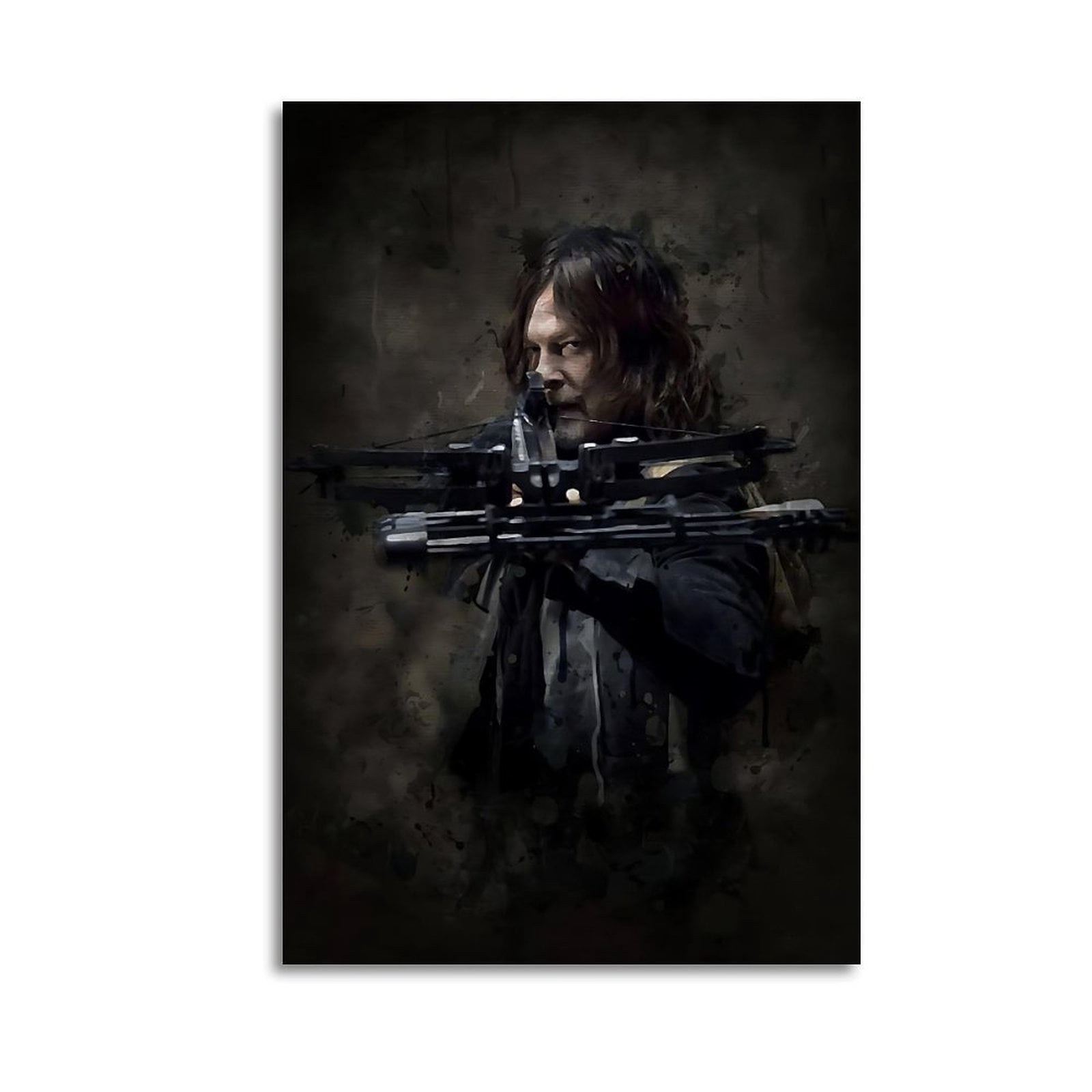 Daryl Dixon Walking Dead Canvas Modern Poster Wall Art Prints Paintings ...