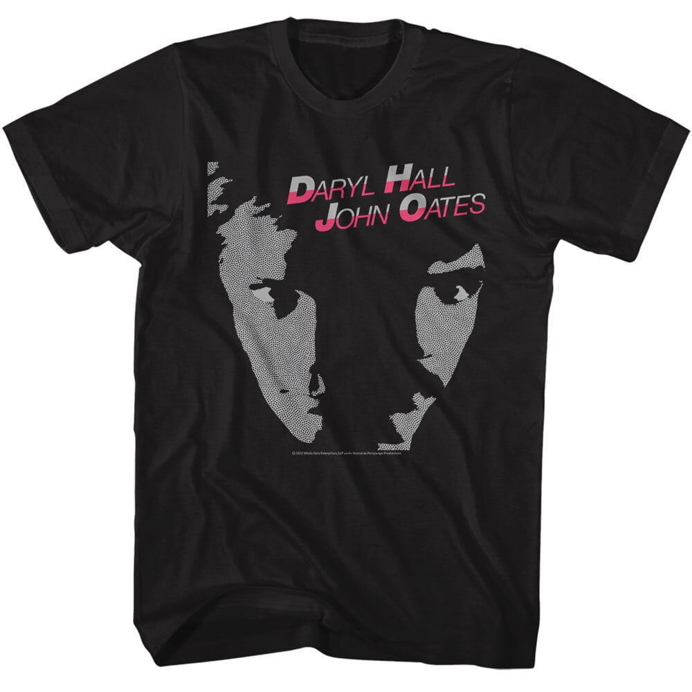 Daryl Hall & John Oates Faces Men's T Shirt Pop Rock Music Merch ...