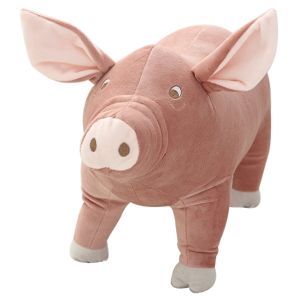 Darzheoy 10" Pink Pig Stuffed Animal, Piggy Plush Toy Hugging Pillow ...