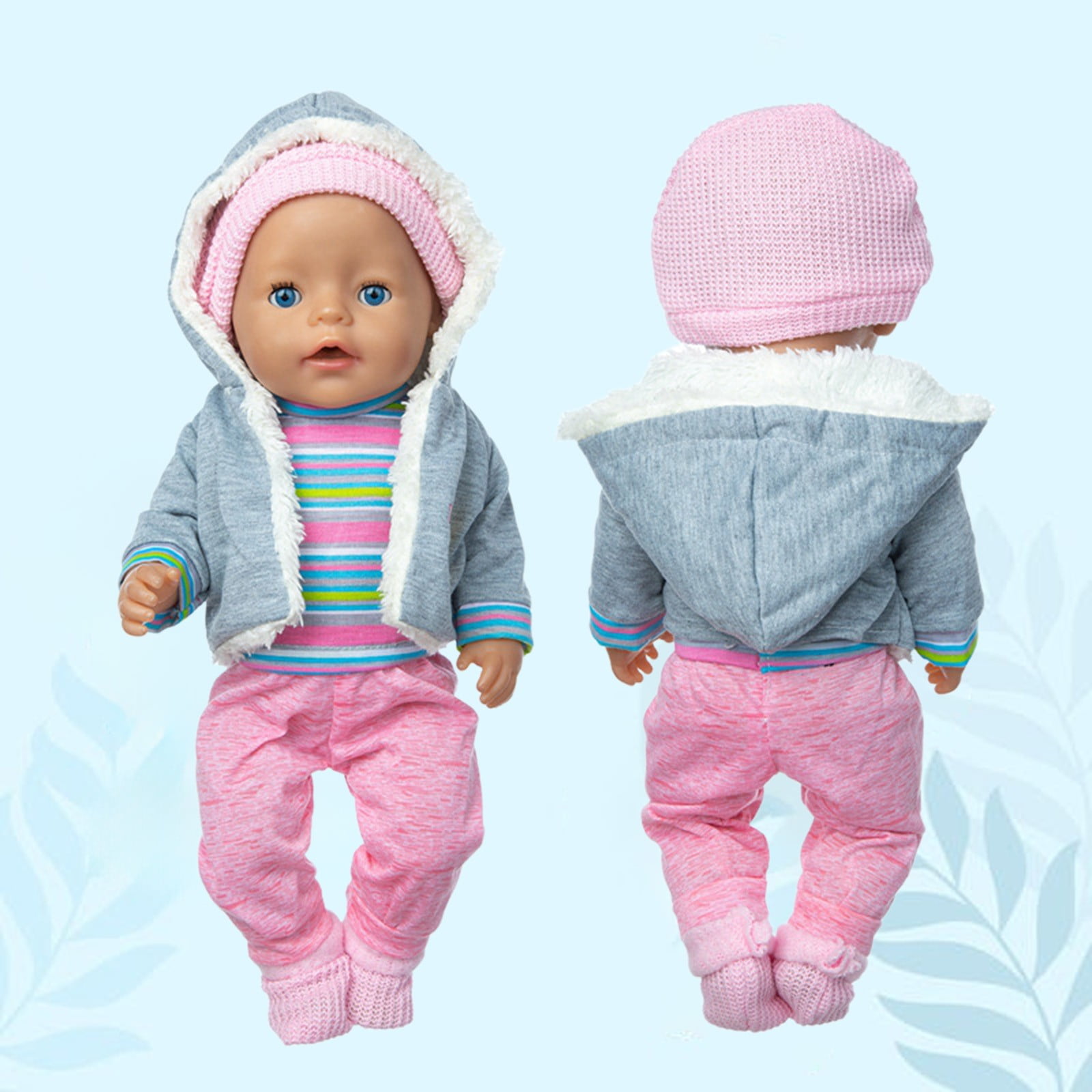 Darzheoy 18 inch Doll Clothes, 5pc Doll Clothes for 18 inch Dolls ...
