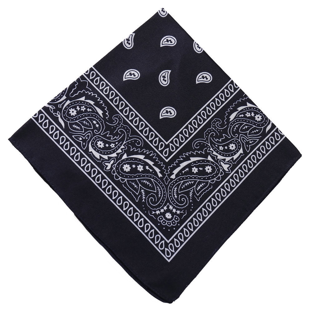 Darzheoy 22 inch Cotton Paisley Bandana Multi Colored Set Cowboy ...