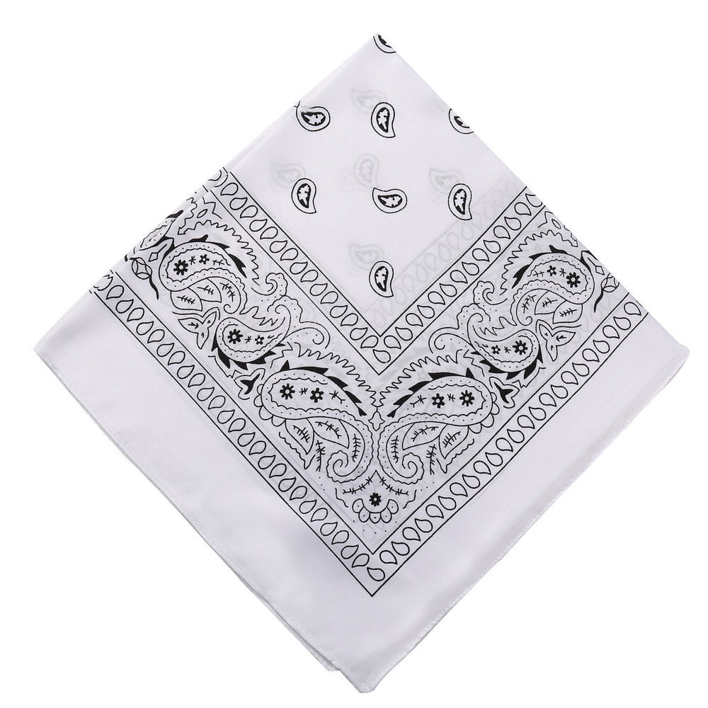 Darzheoy 22 inch Cotton Paisley Bandana Multi Colored Set Cowboy ...