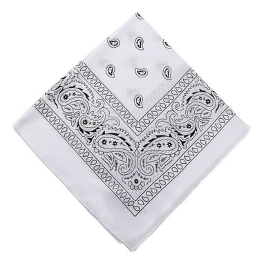 100% Cotton Paisley Unisex Bandanas 22"X22" Scarf Head Neck Bandana ...