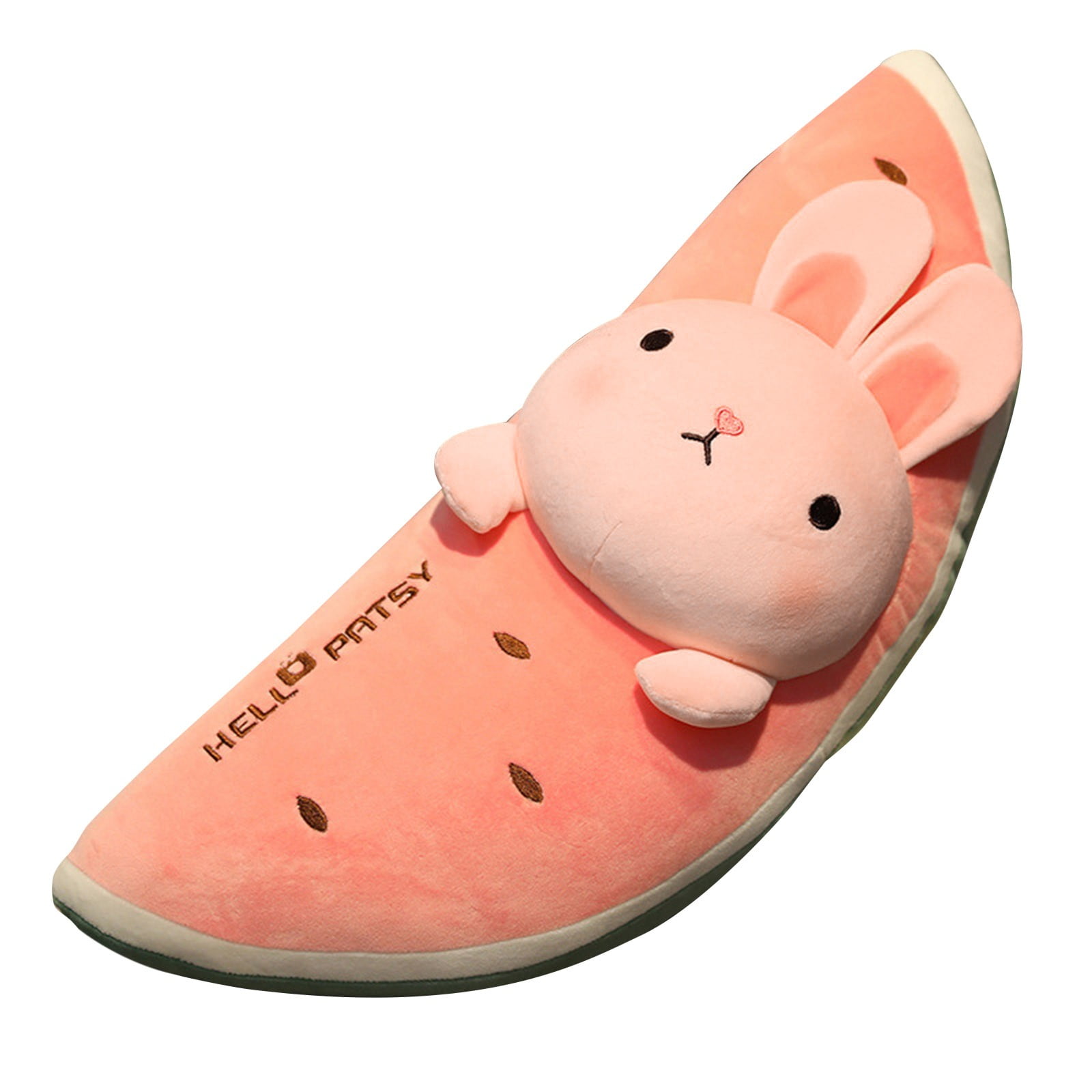 Darzheoy 43" Watermelon Plush Pillow, Hugging Stuffed Fruit Plush Toy ...
