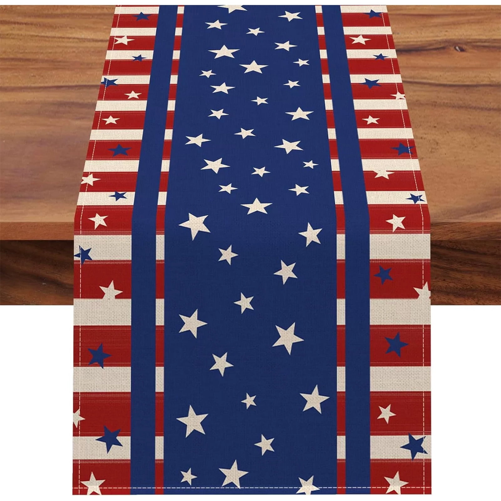 Darzheoy 4th of July Table Runner, Patriotic Memorial Independence Day ...