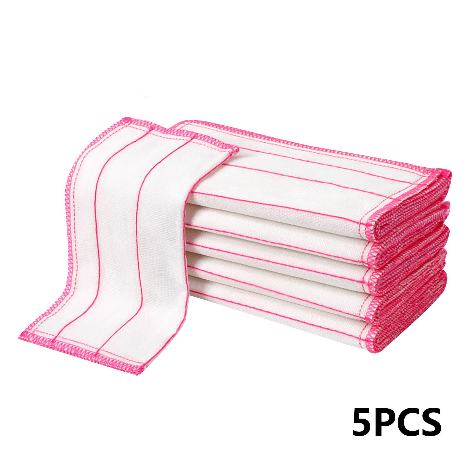 Darzheoy 5 Pack Dishcloths Bamboo Dish Cloths Towels 12" x 12" Kitchen ...