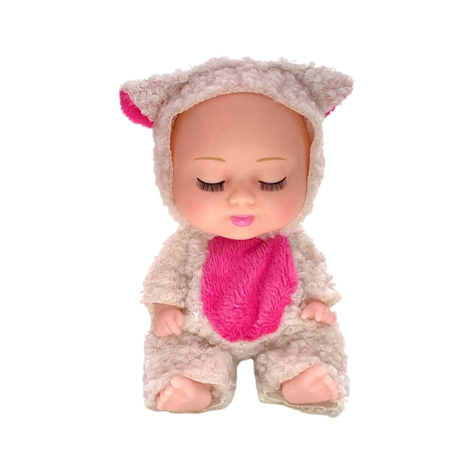 Darzheoy 5 inch Mini Baby Dolls Lifelike Realistic Baby Dolls Animal ...