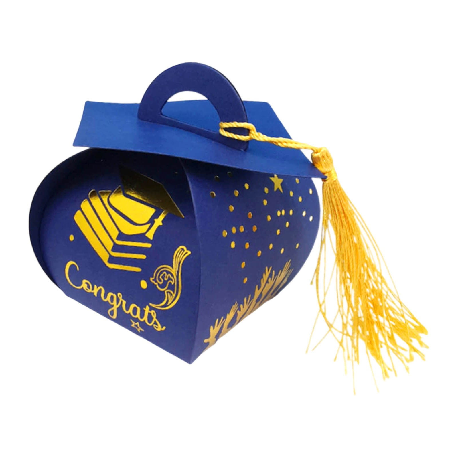 Darzheoy 50 Pcs Graduation Cap Gift Box Graduation Party Favors Candy ...