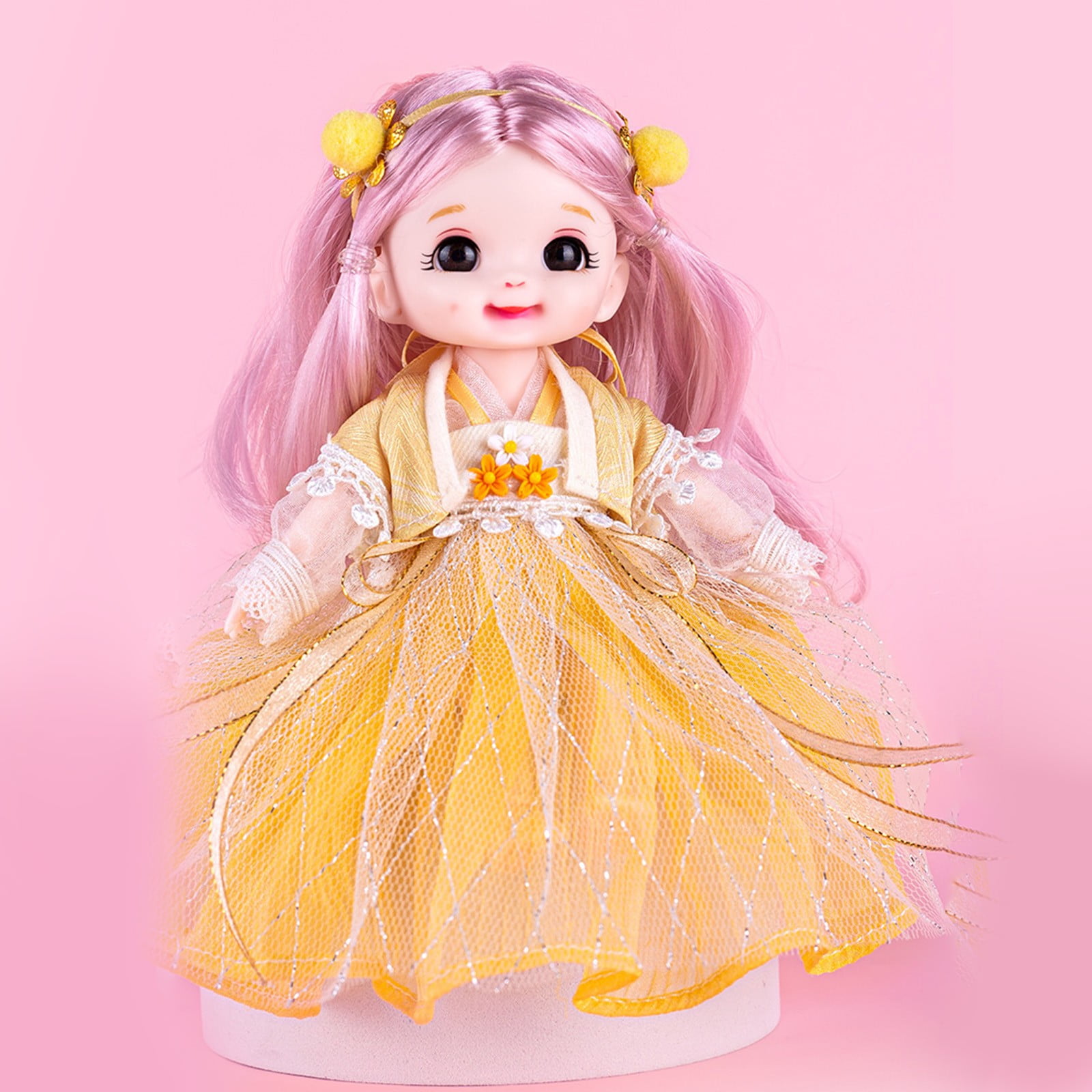 Darzheoy 7 inch Princess Girl Mini Dolls, Small Princess Dolls, Little ...