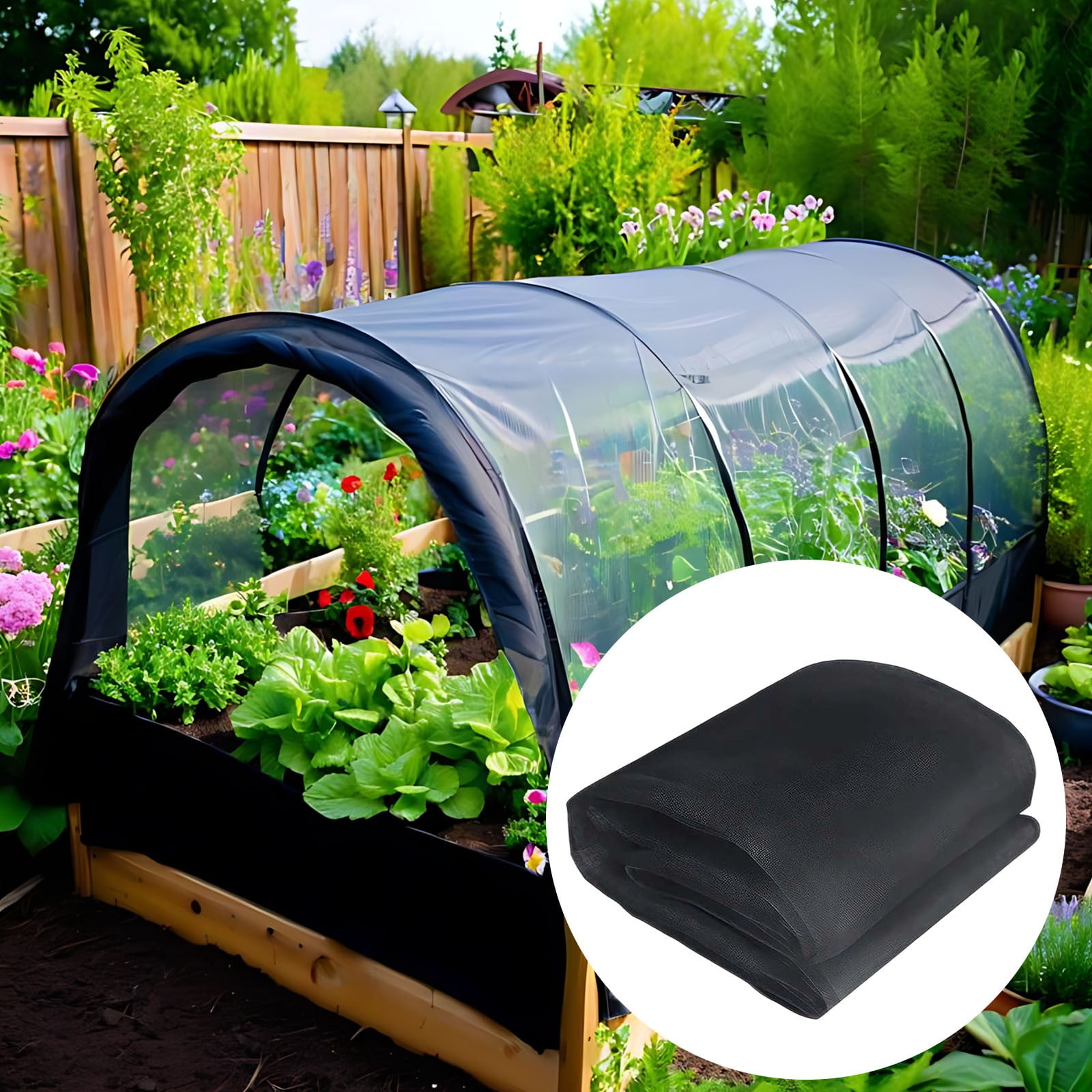 Darzheoy 8 x 13ft Thicker Garden Mesh Netting, Ultra Fine Plant Row ...