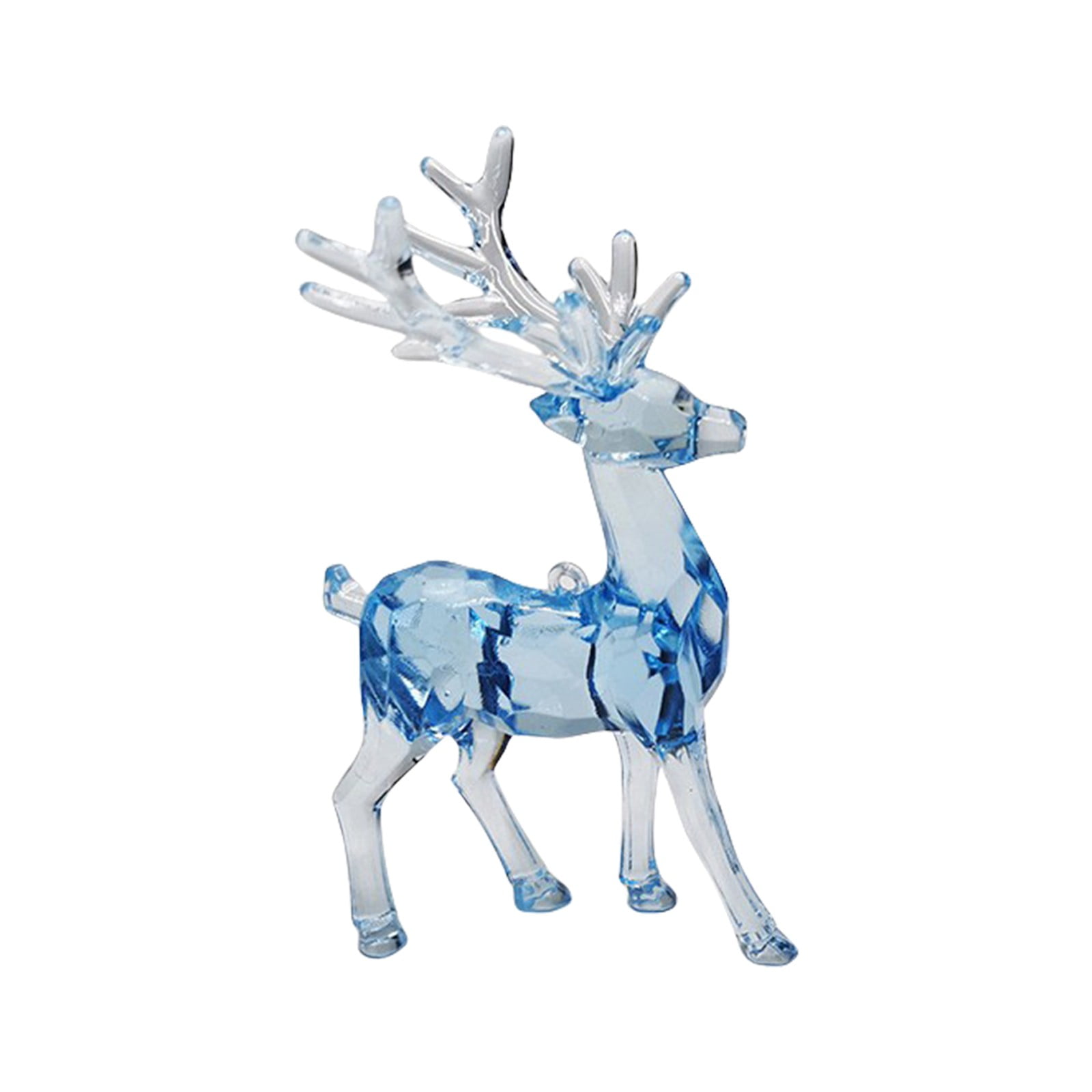 Darzheoy Acrylic Christmas Reindeer Ornaments Clear Deer Figurine ...