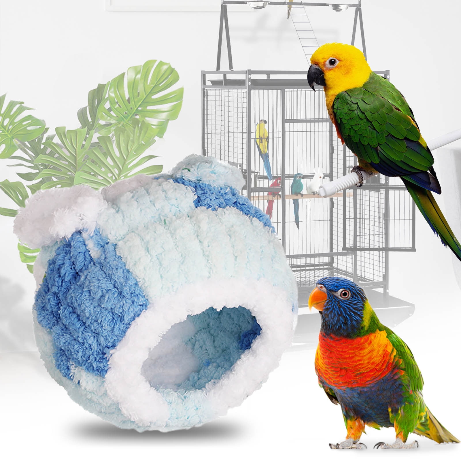 Darzheoy Bird Nest, Conure Breeding House Lovebird Bed for Conure ...
