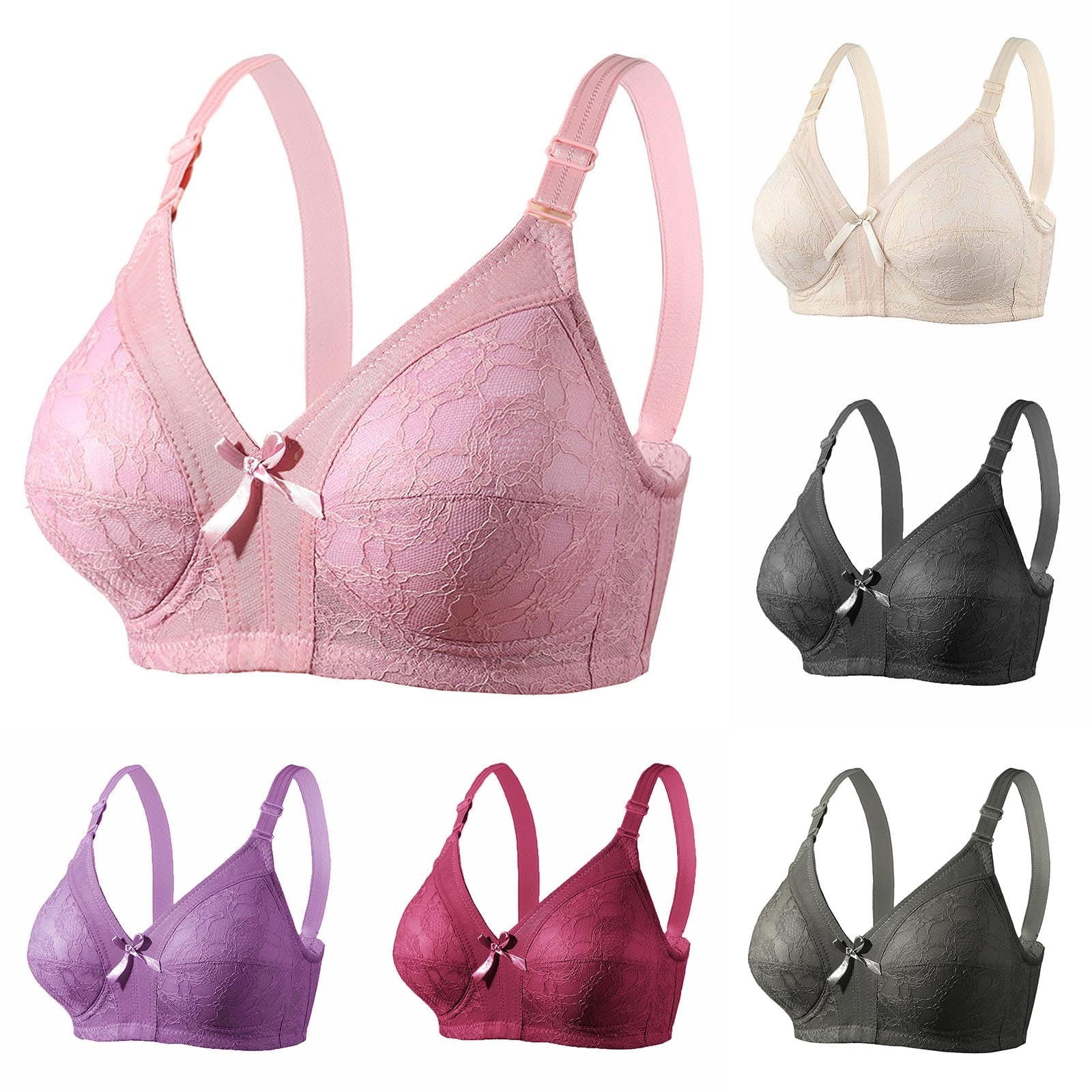 Darzheoy Bras for Women No Underwire Women's Plus Size BraCasual Sexy ...
