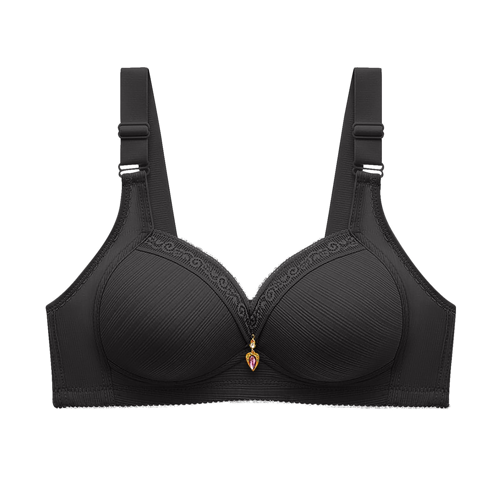 Darzheoy Bras for Women No Underwire Women Bras Plus Size Behind Buckle ...