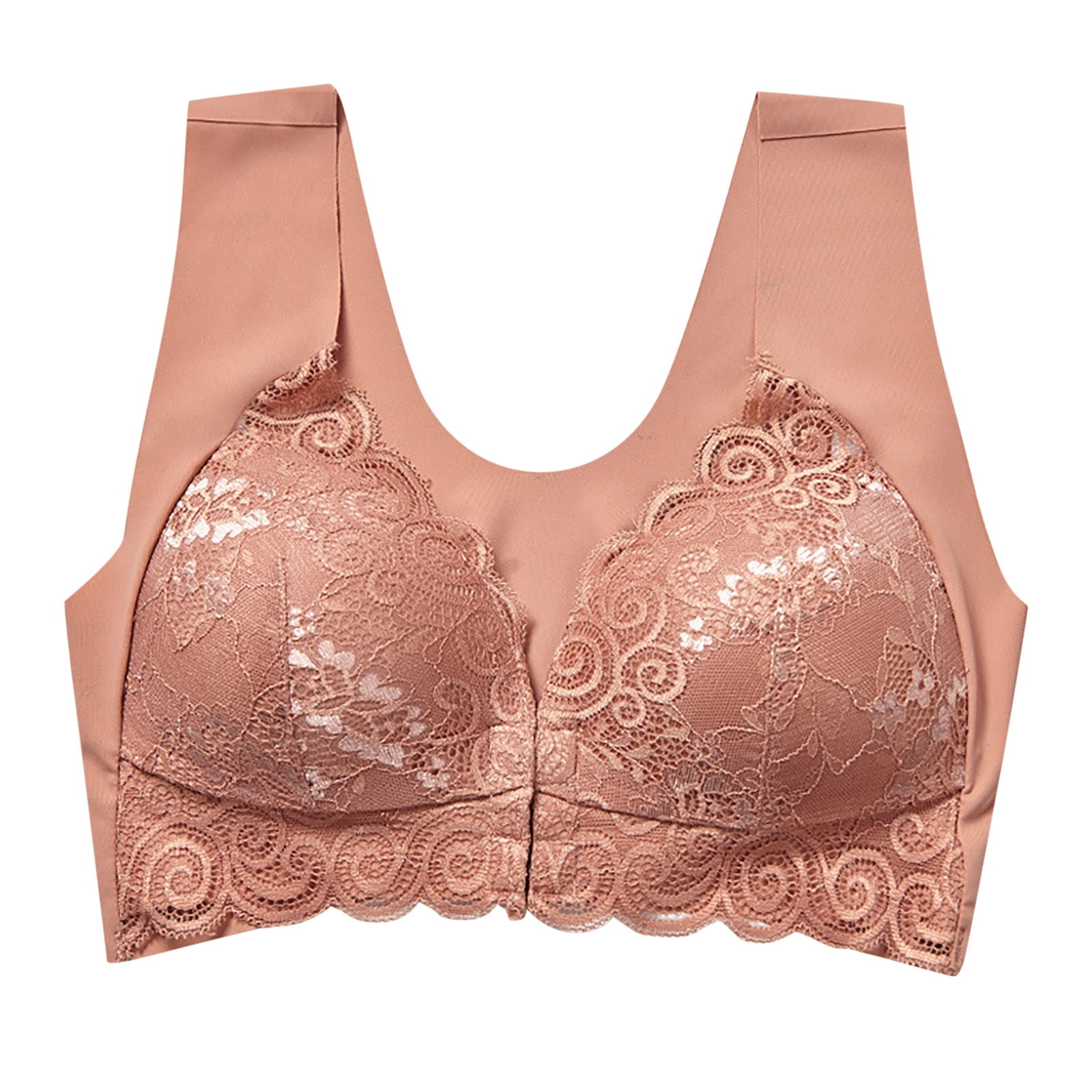 Darzheoy Bras for Women No Underwire Women Lace Bralette Plus Size Vest ...