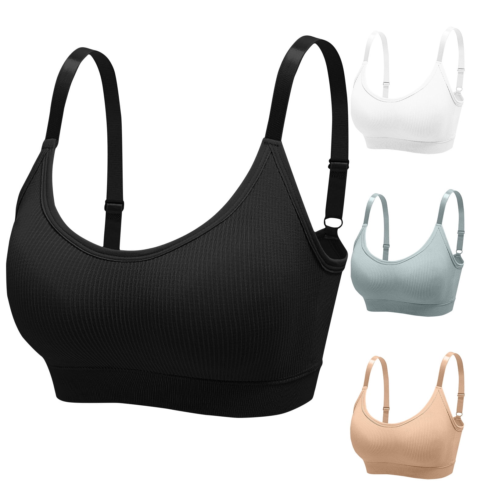 Darzheoy Bras for Women No Underwire Women's Strapless Wide Shoulder ...