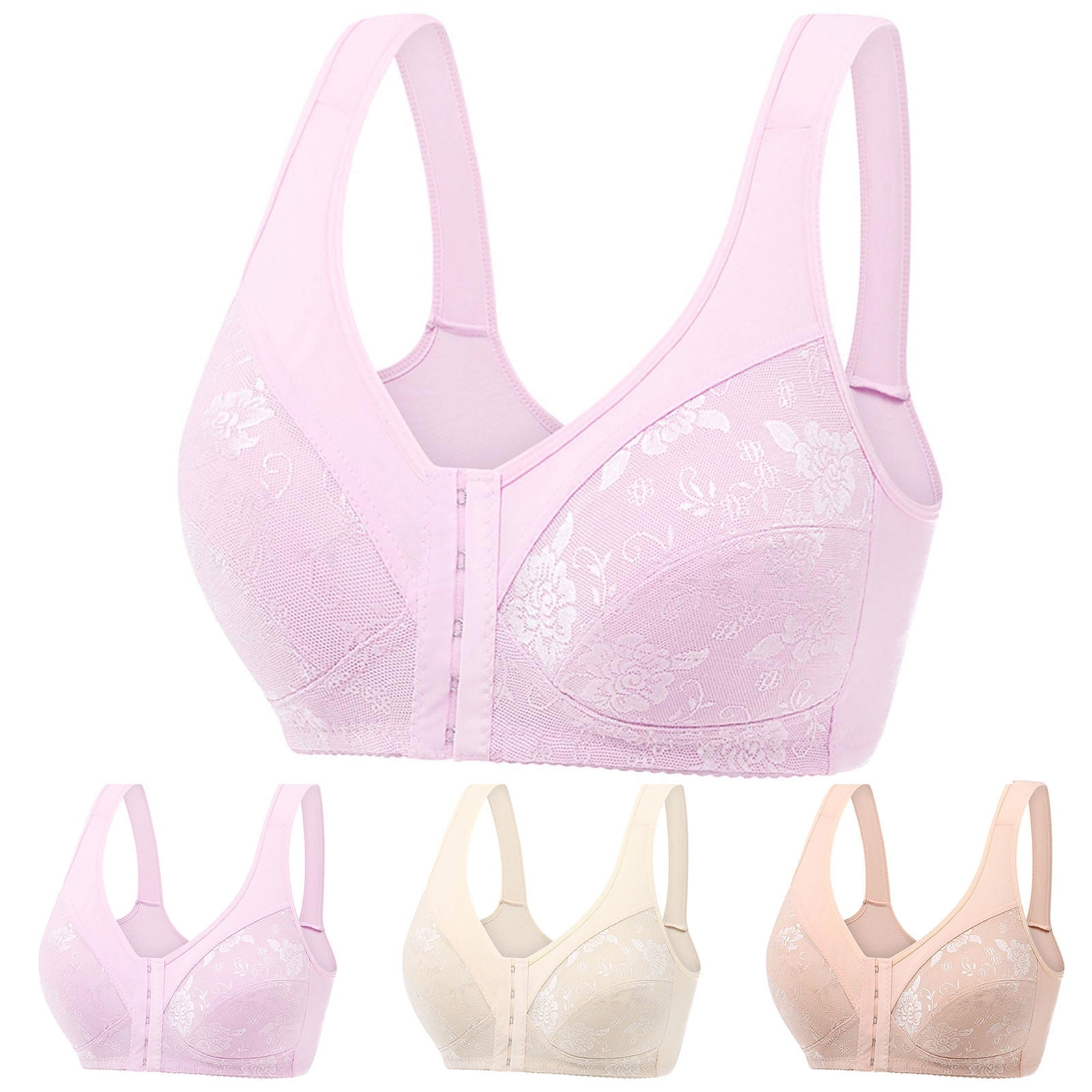 Darzheoy Bras for Women No Underwire Womens Plus Size Bra Casual Sexy ...