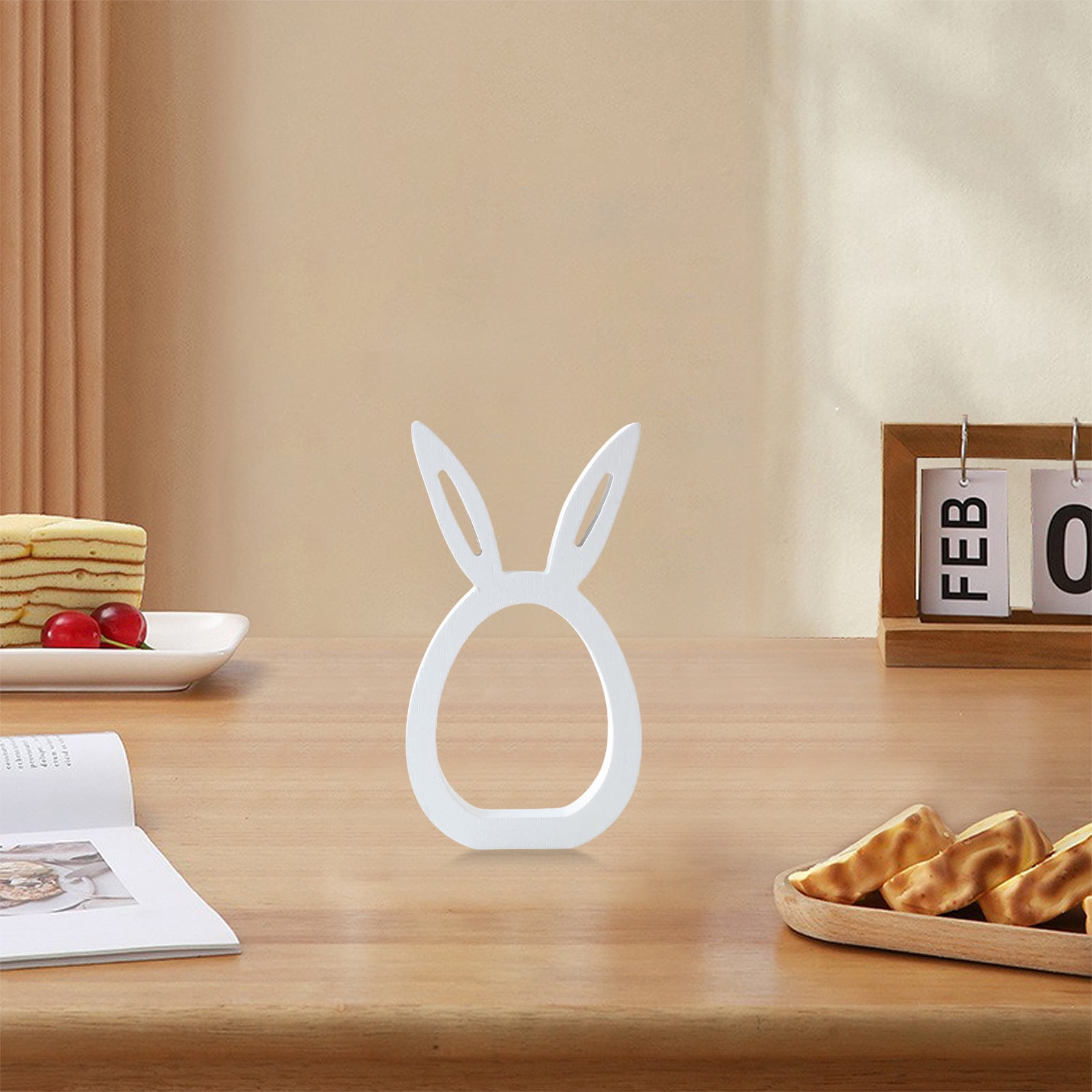 Darzheoy Bunnies Wood Signs Wood Decors for Holiday Wood Bunnies ...