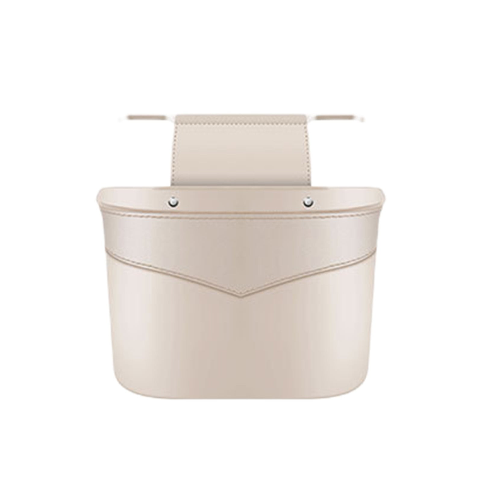 Darzheoy Car Trash Can, Leather Foldable Vehicle Seat Hanging Dustbin ...