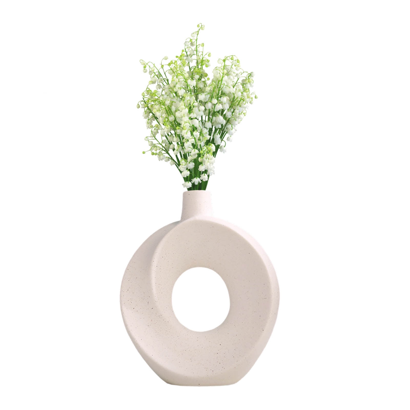 Darzheoy Ceramic Vases for Home Decor, Boho Small Flower Vase ...