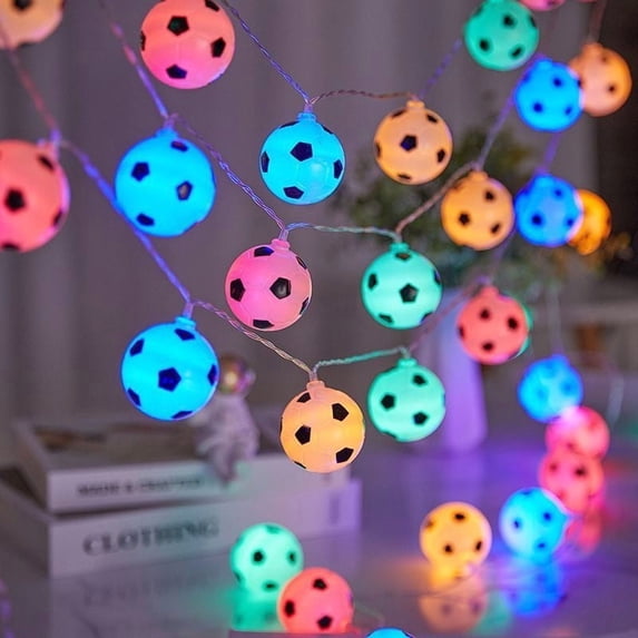 Darzheoy Christmas LED Twinkling Lights, Football Modeling Twinkling ...