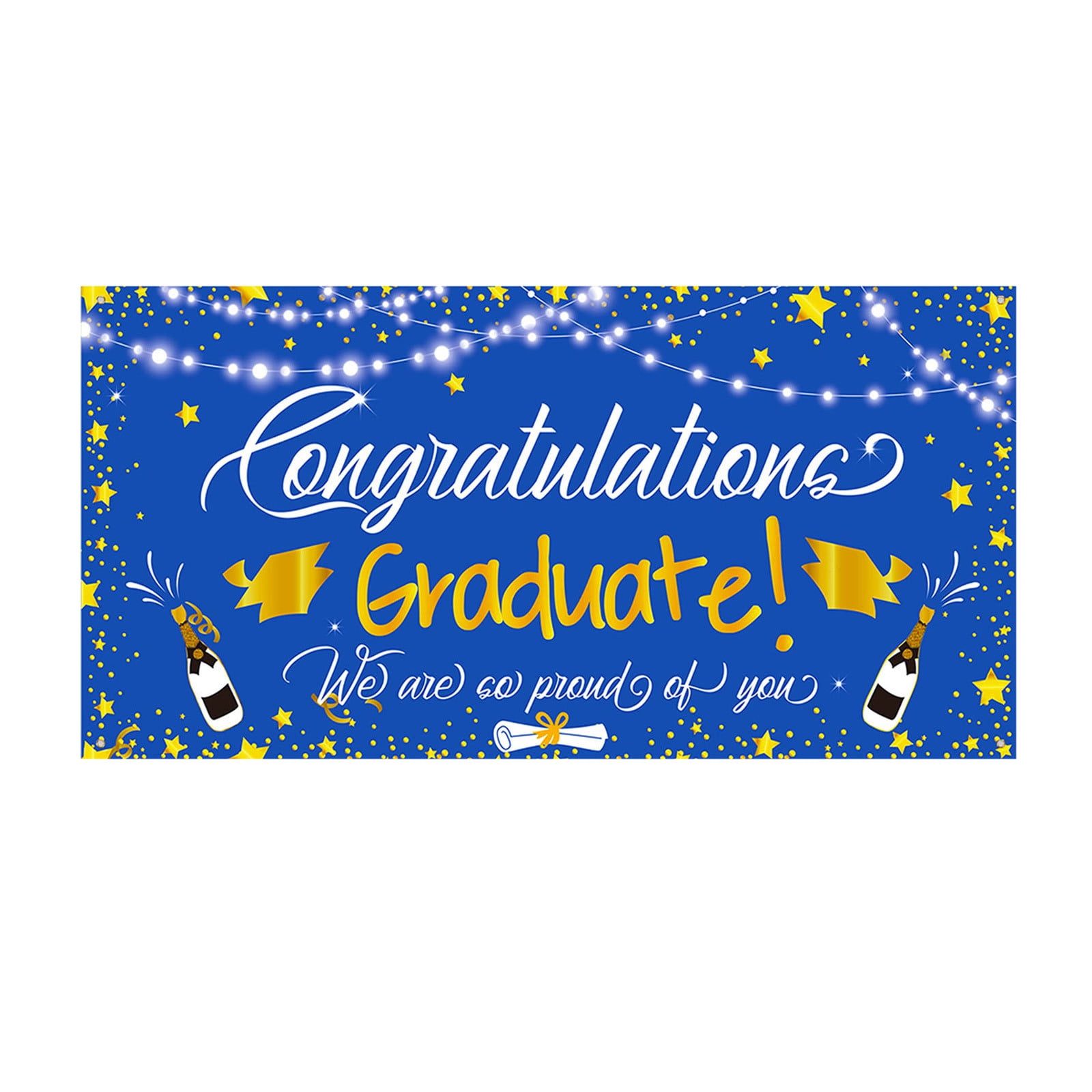 Darzheoy Congrats Grad Banner, Class Of 2024 Graduate Banner ...