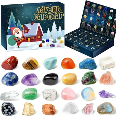 Abbraccia Advent Calendar 2024 with 24 Rocks Mineral Creative for ...