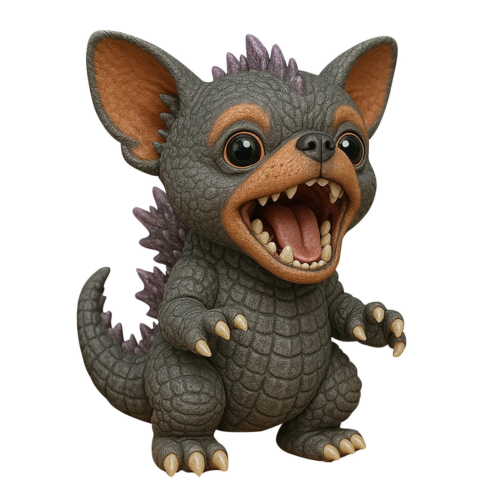 Darzheoy Cute Monster Dogs, Funny Dog Figurine Home Decor, Handmade Dog ...