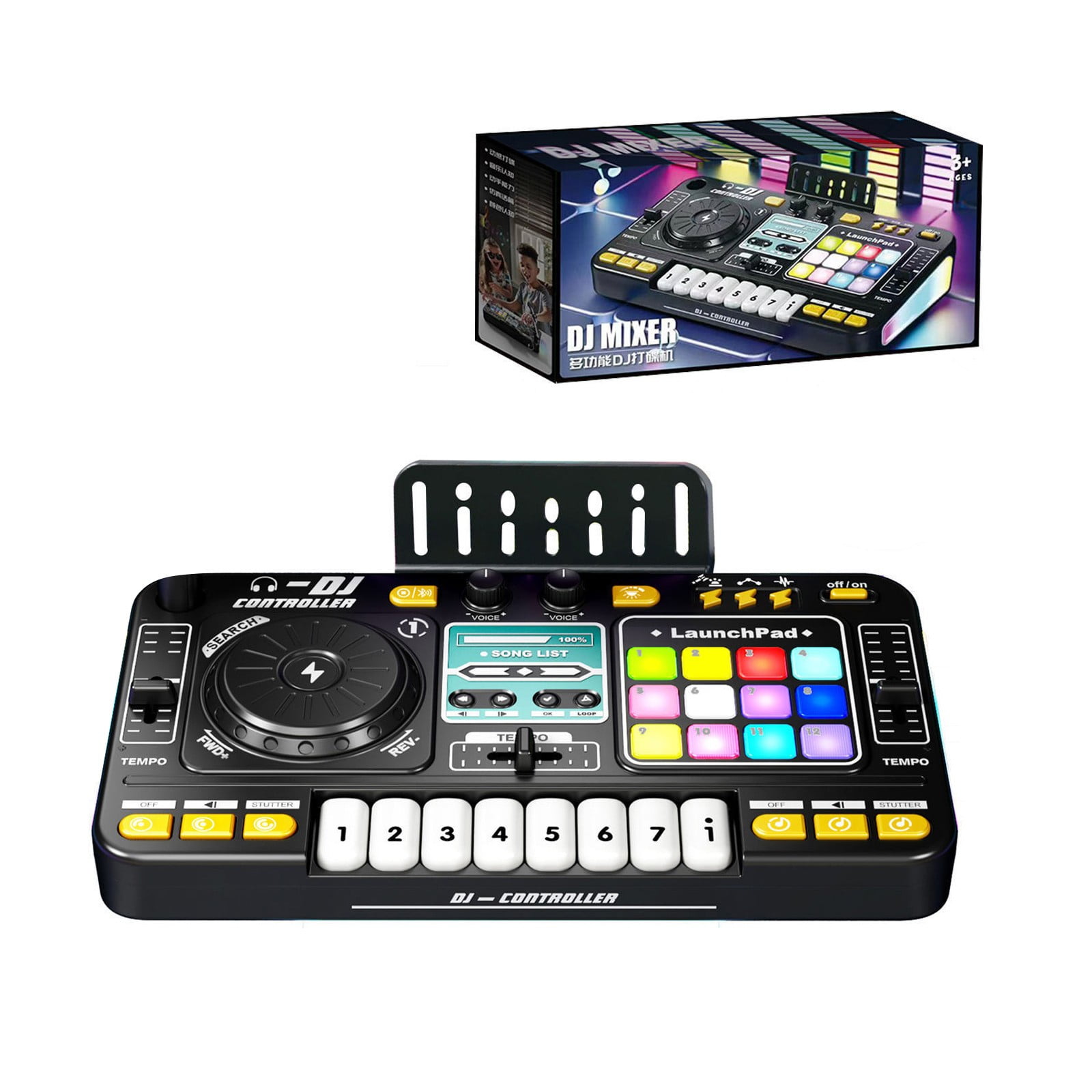 Darzheoy DJ Controller with Party Lights, DJ Set with Decks, DJ Mixer ...