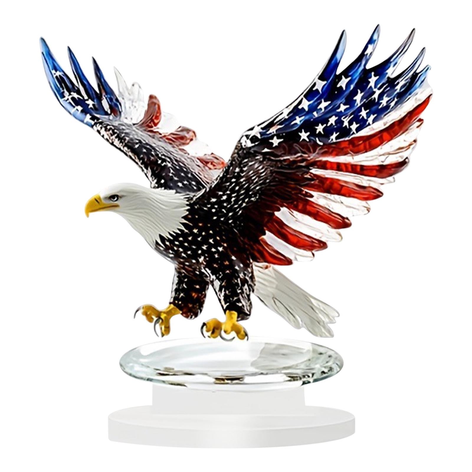 Darzheoy Eagle Figurine, Eagle Sculpture, Eagle Independence Day 2D ...