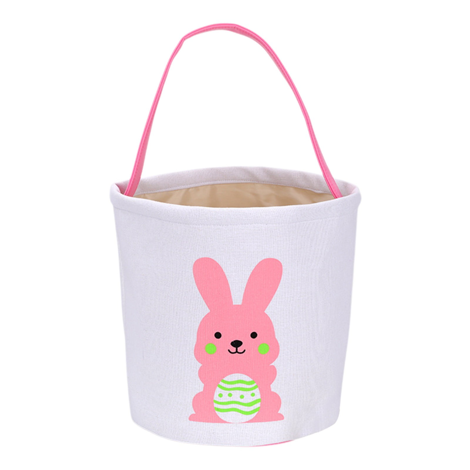 Darzheoy Easter Bunny Basket for Kids, Canvas Bags for Egg Hunt ...