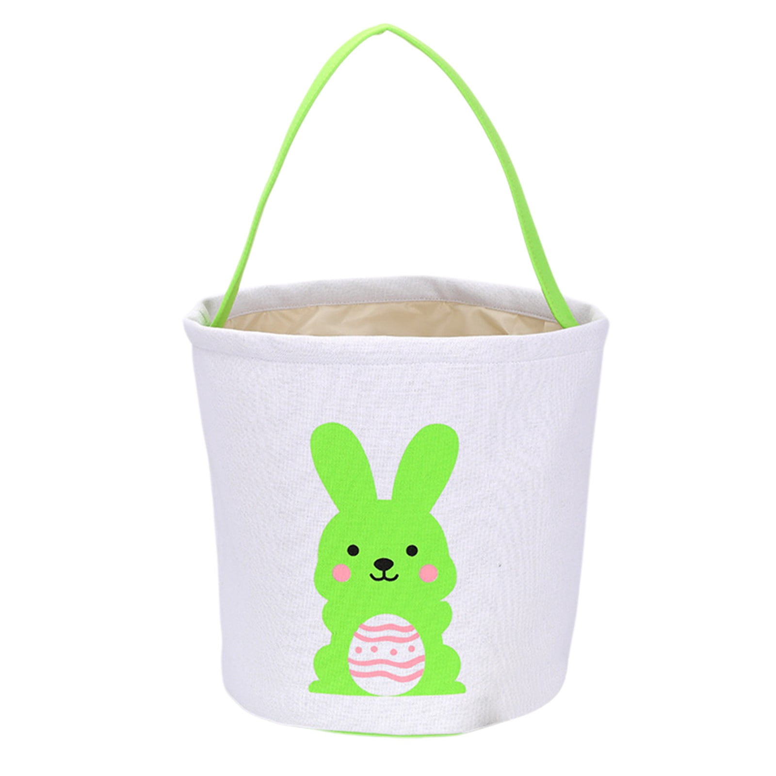 Darzheoy Easter Bunny Basket for Kids, Canvas Bags for Egg Hunt ...