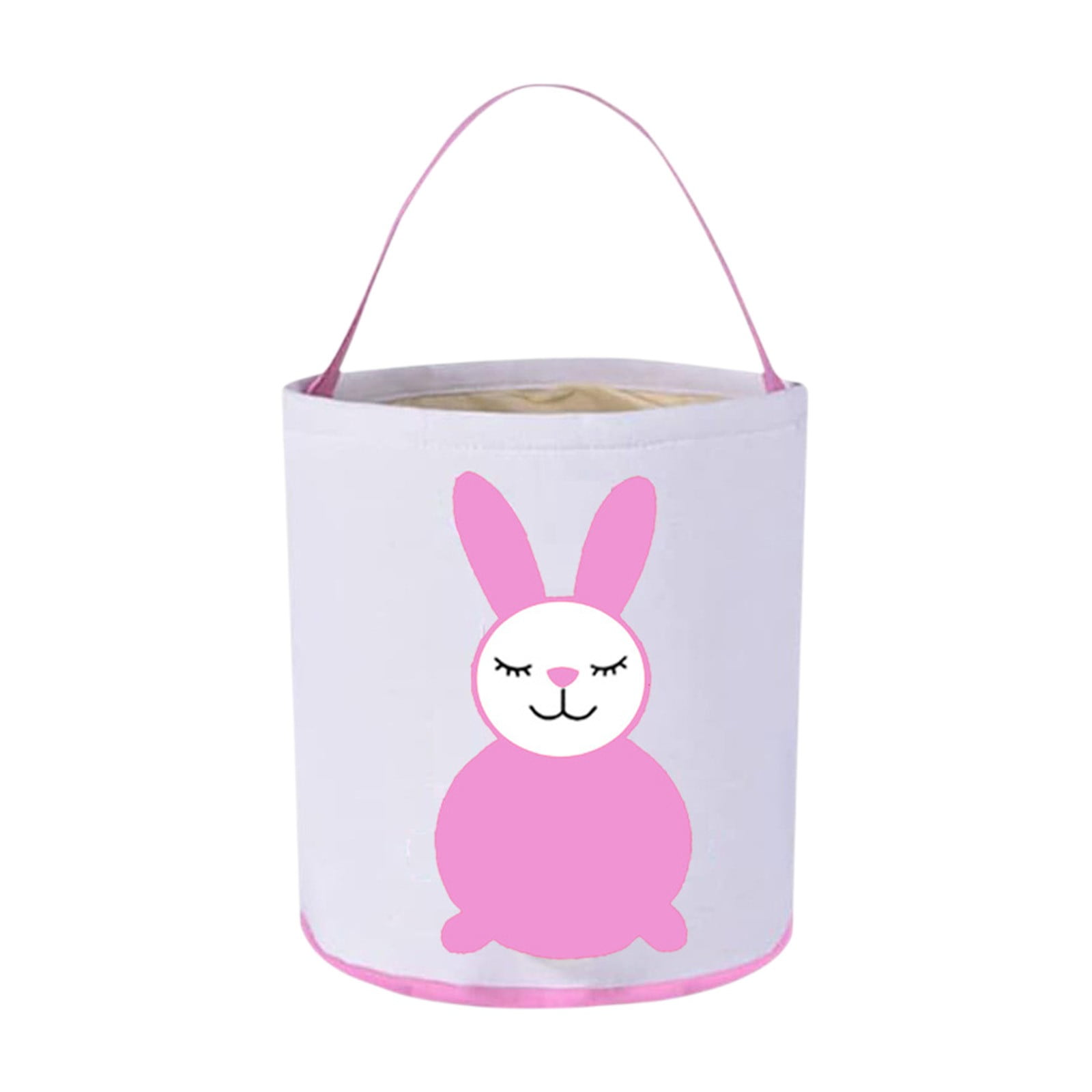 Darzheoy Easter Bunny Basket for Kids, Canvas Bags for Egg Hunt ...