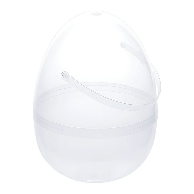 Darzheoy Easter Eggs Plastic Easter Eggs with Handles, Clear Large ...