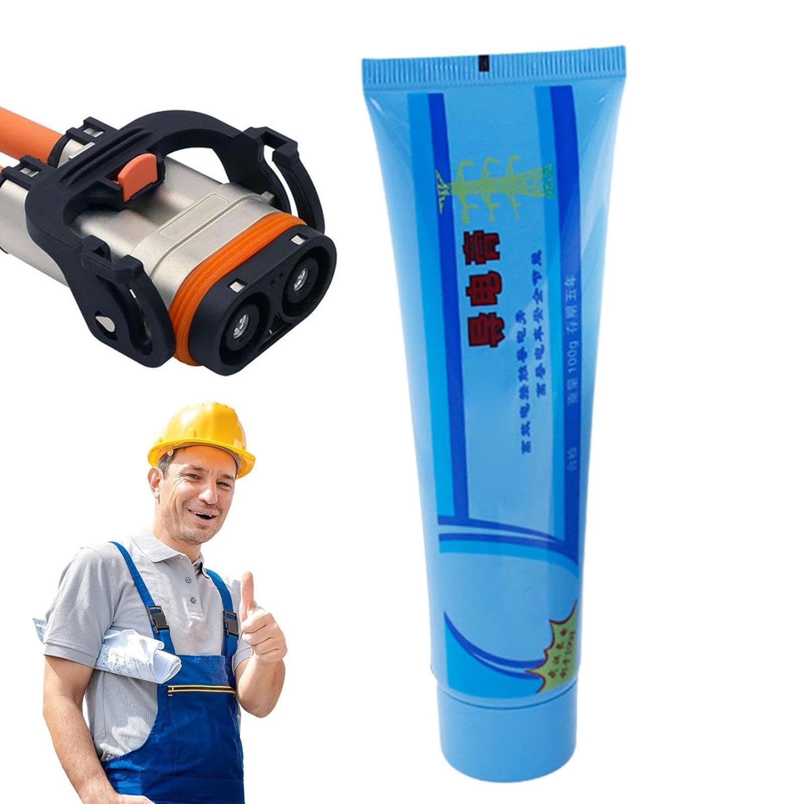 Darzheoy Electrical Contact Grease, Conductive Paste 100g, Automotive ...