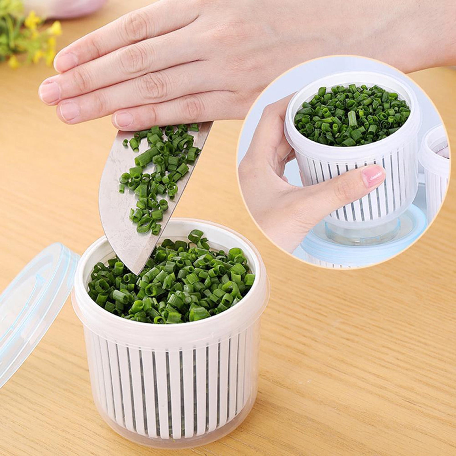 Darzheoy Fresh Container, Produce Saver Container BPA Free Fridge ...