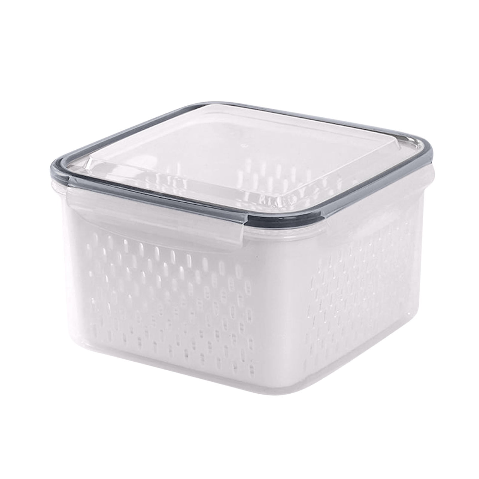 Darzheoy Fruit Vegetable Produce Storage Saver Containers with Lid ...