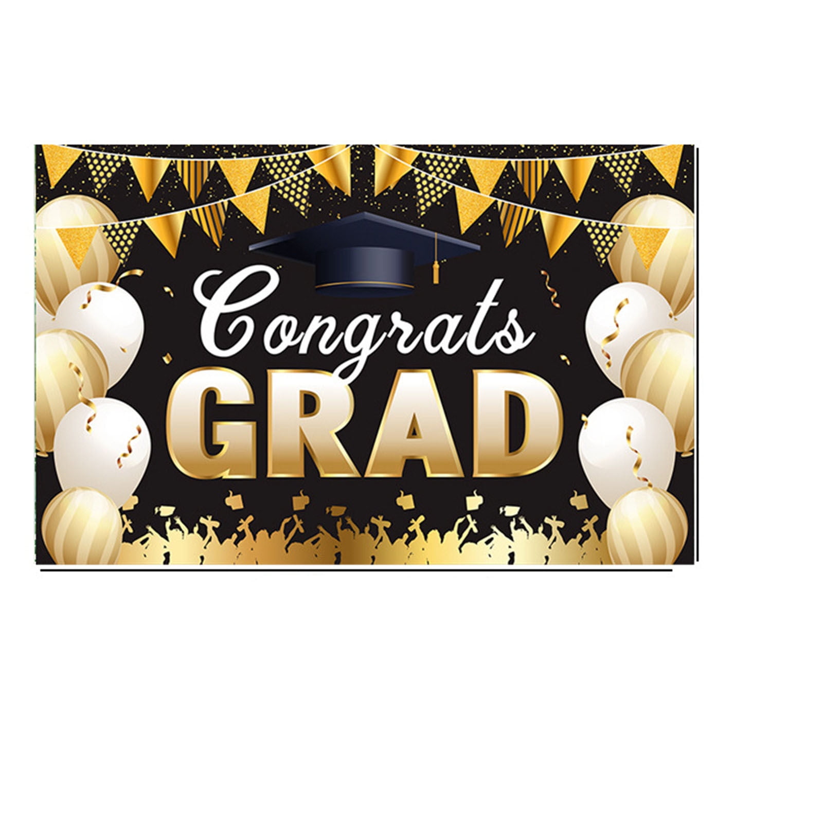 Darzheoy Graduation Background Banner 71" x 45" Extra Large Backdrop ...