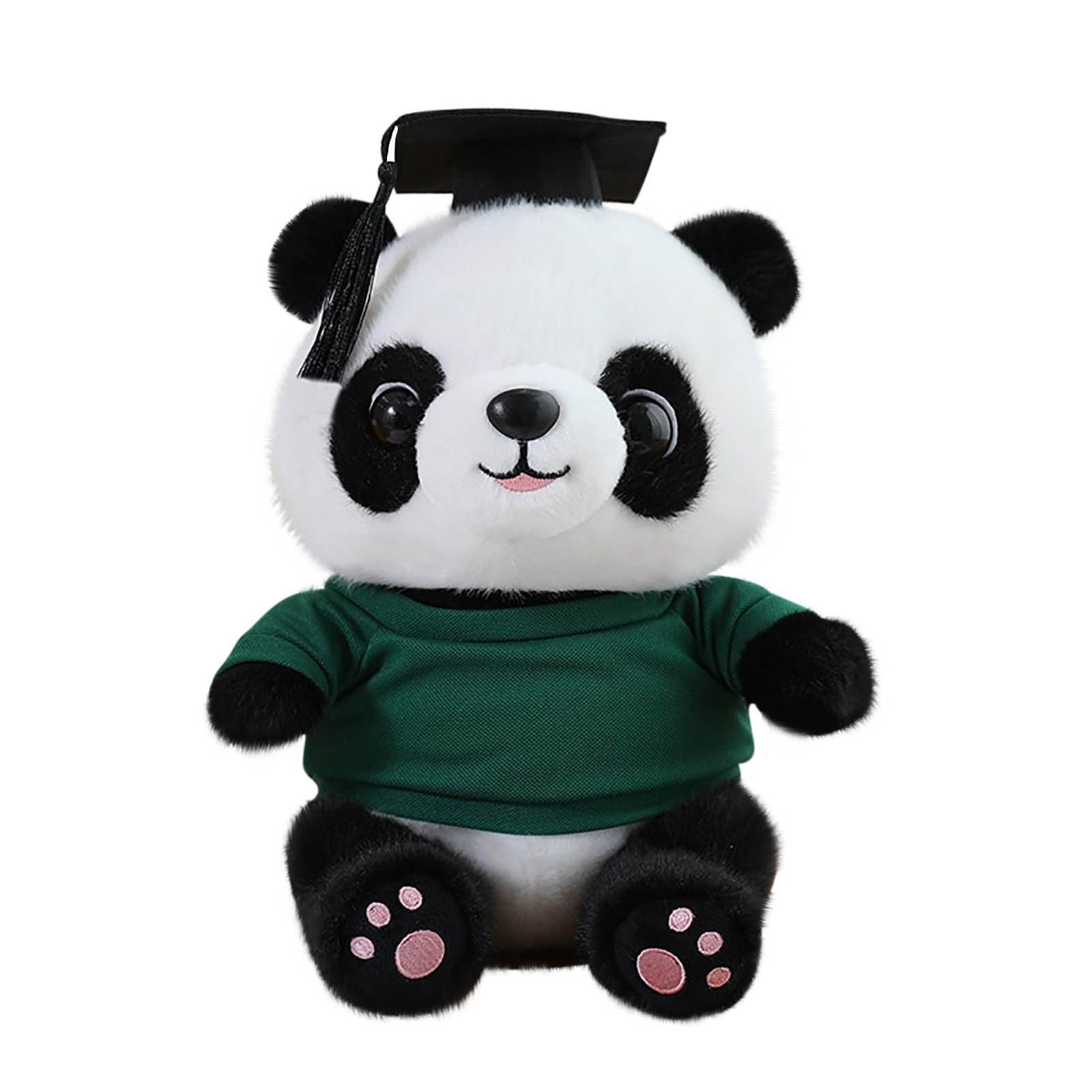 Darzheoy Graduation Panda Bear with Black Cap Graduation Gift 9.8 Inch ...