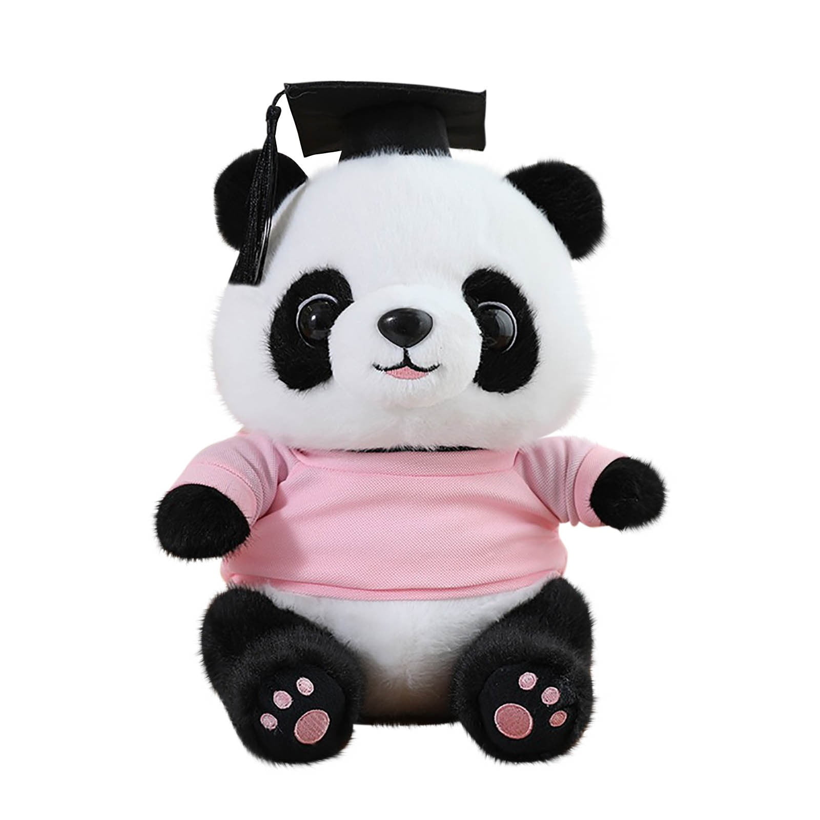 Darzheoy Graduation Panda Bear with Black Cap Graduation Gift 9.8 Inch ...