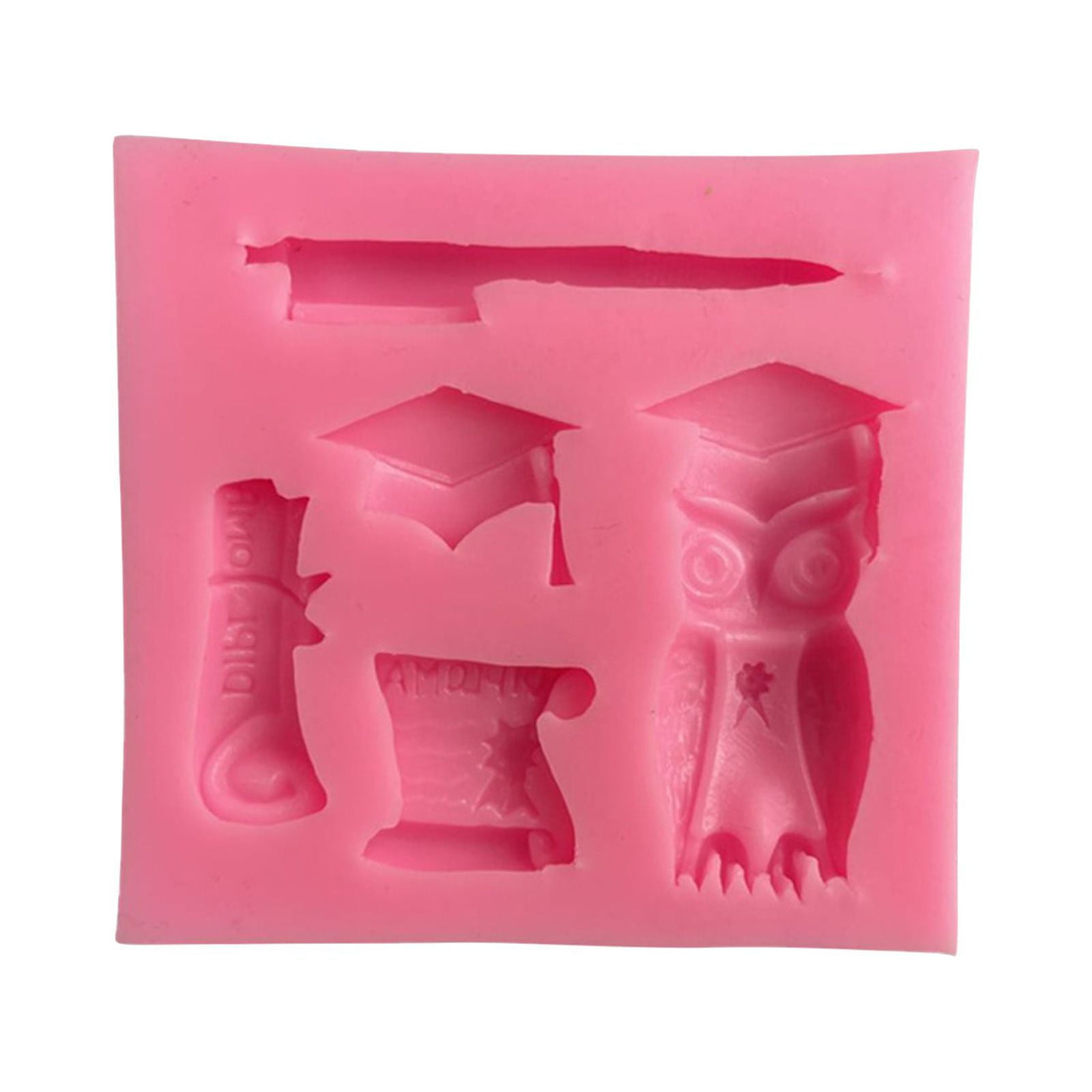 Darzheoy Graduation Silicone Molds, Cap Diploma Candy Chocolate Molds ...