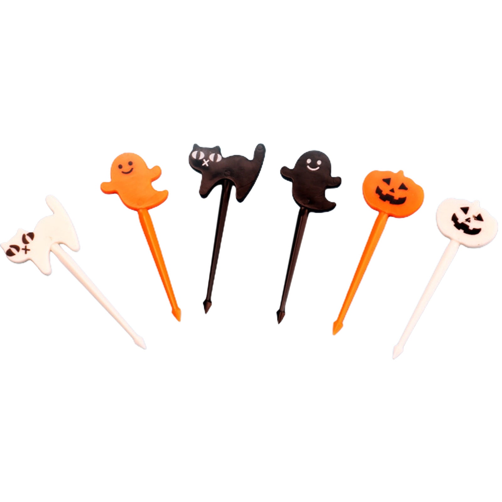 Darzheoy Halloween Picks Halloween Cupcake Topper Picks Spider Bat ...