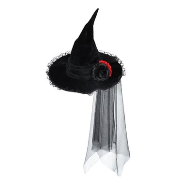 Wovilon Halloween Decorations Outdoor, Halloween Witch Hat Magician Hat ...