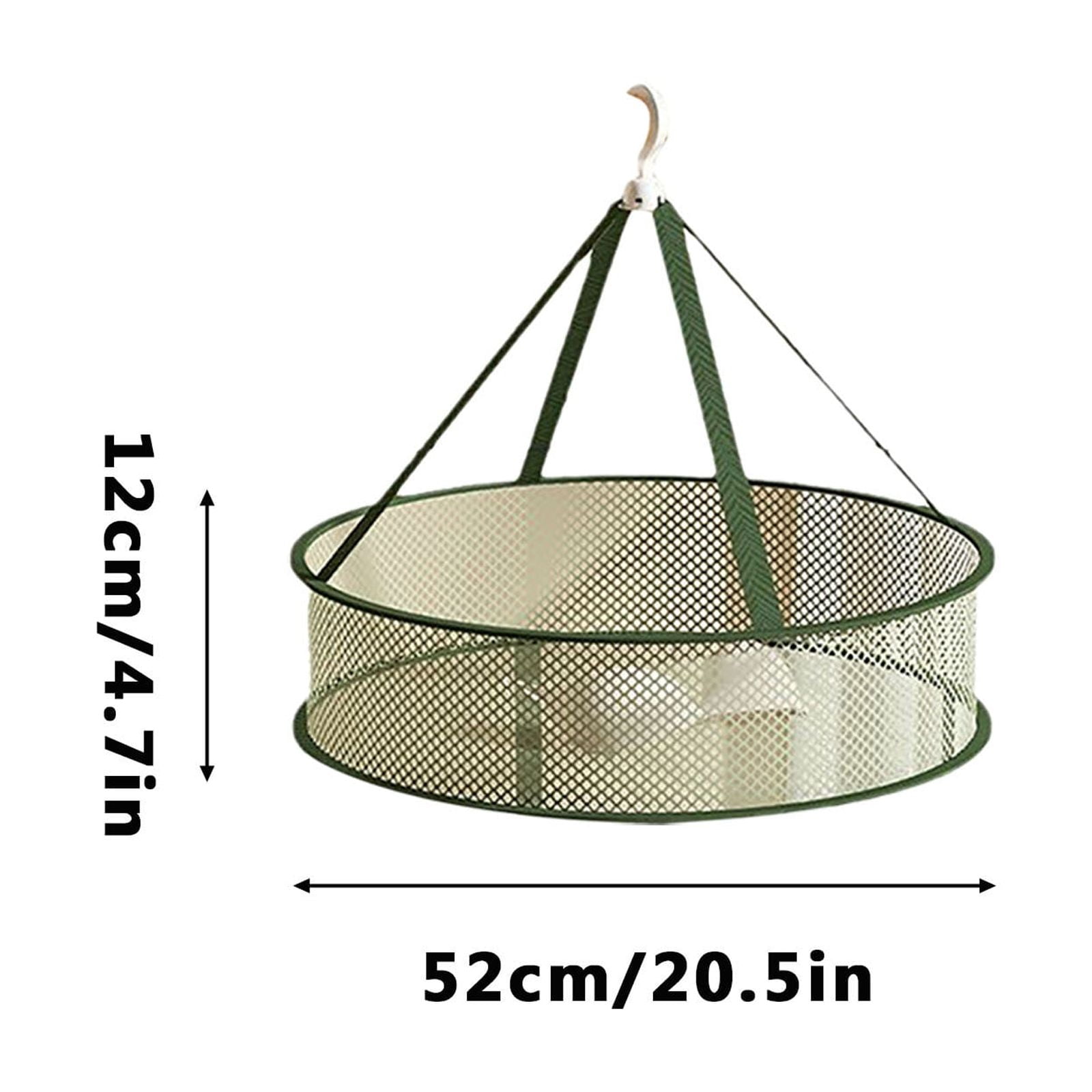 Darzheoy Hanging Mesh Drying Rack, Single-Layer Collapsible Drying Net ...