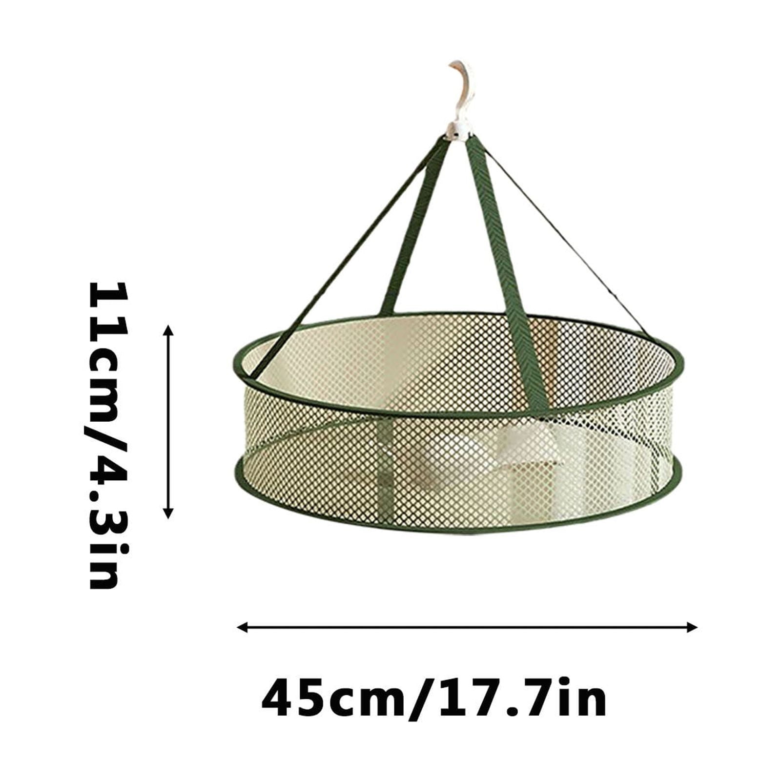 Darzheoy Hanging Mesh Drying Rack, Single-Layer Collapsible Drying Net ...